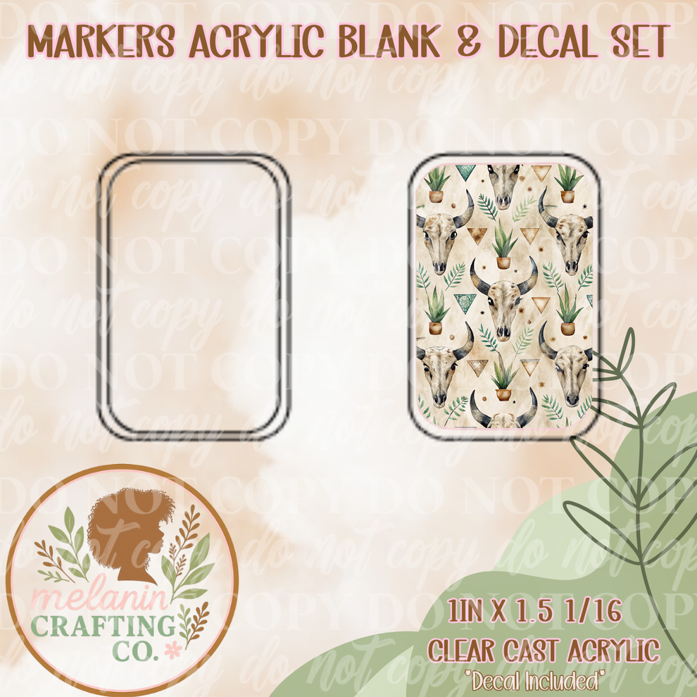 Cowhead Plants X-Ray Markers Decal Included) – Melanin Crafting