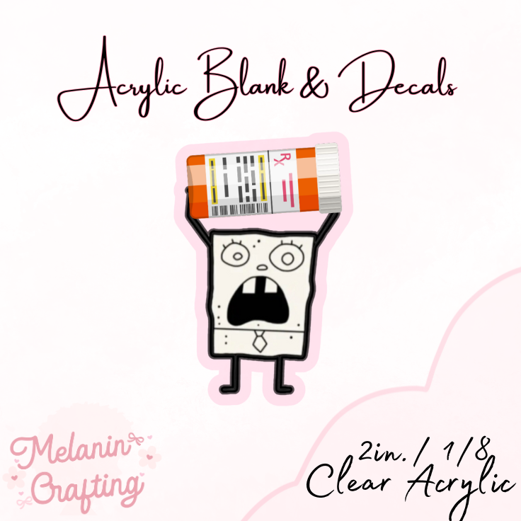 RX Acrylic Blank & Decal Set – Melanin Crafting